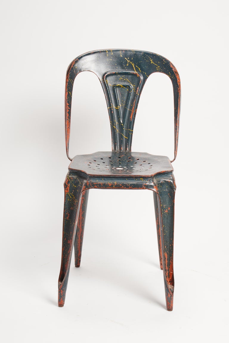 Stackable Metal Chairs, France, 1929 For Sale at 1stDibs