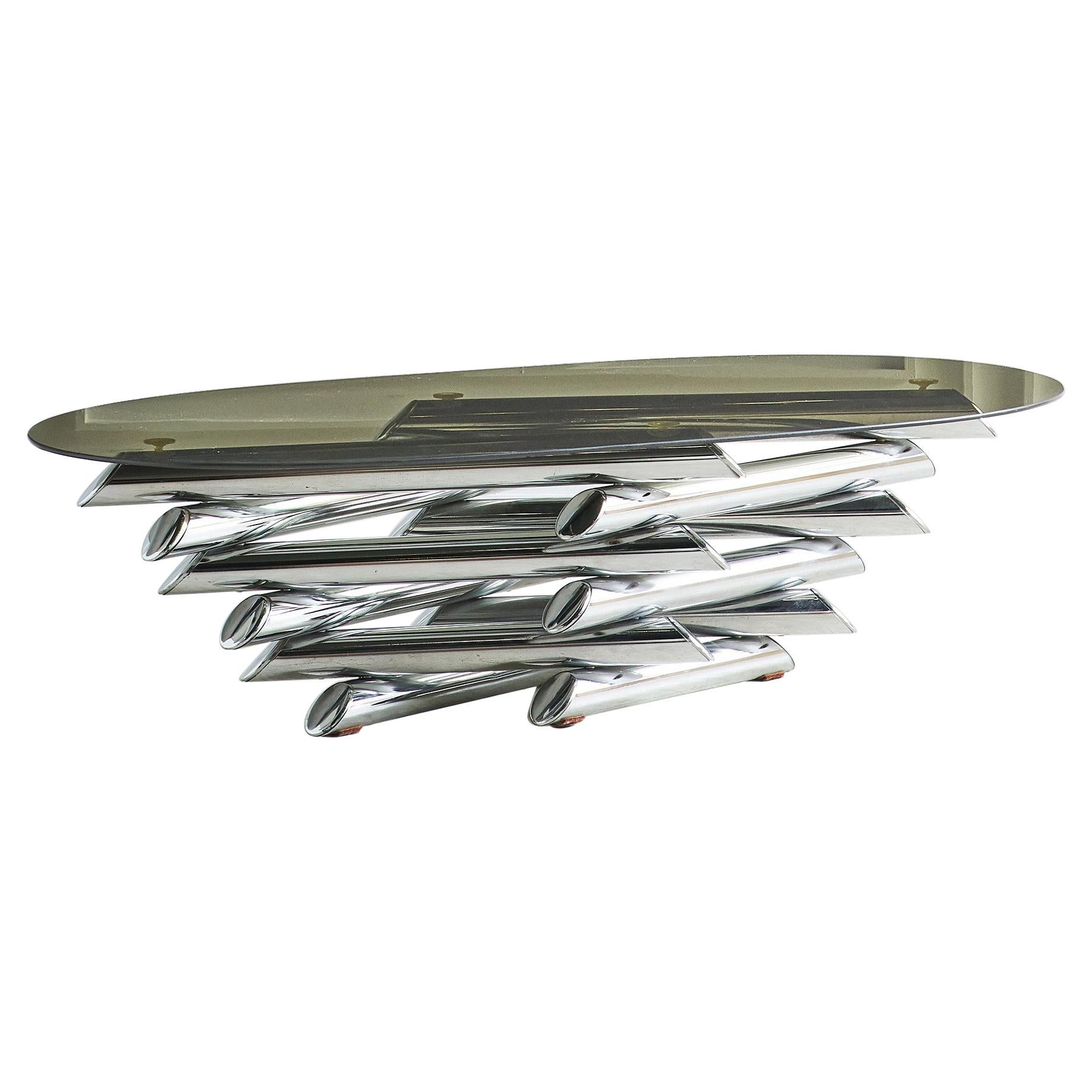 Stack of Books Coffee Cocktail Table with Three Drawers and Glass ...