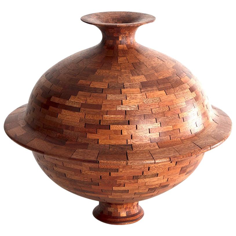 Contemporary Hexagonal Stacked Stone Vessel in Marble by Fort Standard ...