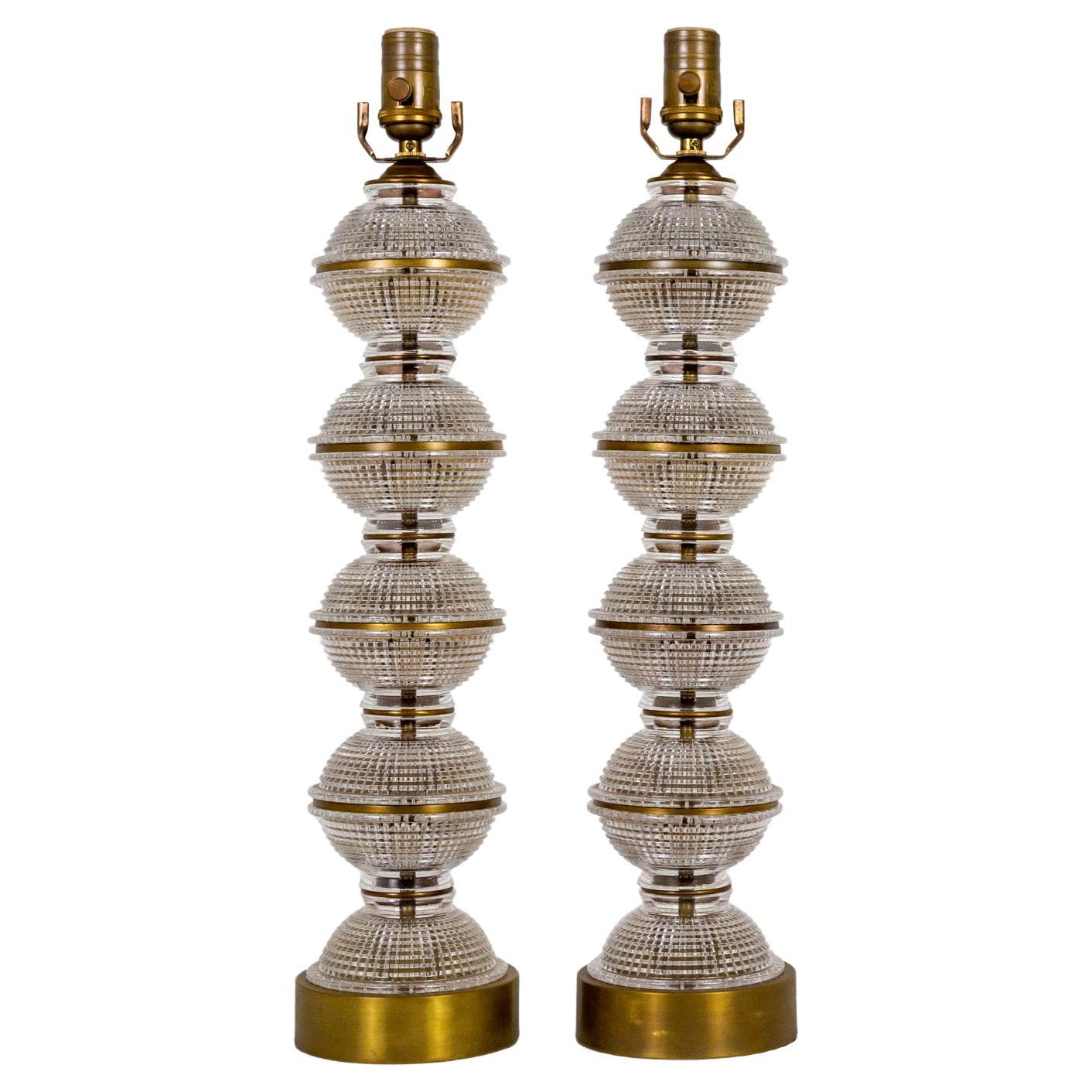 Stacked Agate Spheres Lamp by Michael Laut at 1stDibs