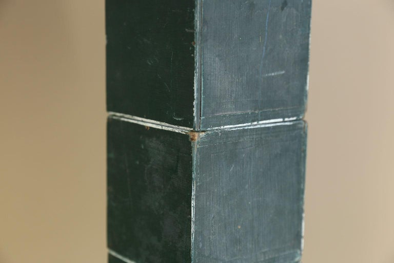 Stacking Wood Block Pair Custom Table Lamps of Unique, Graphic design ...