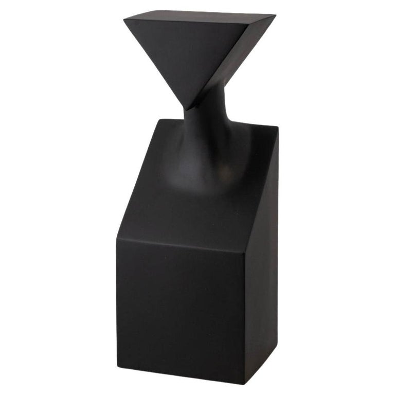 Stacy Black Resin Sculpture For Sale at 1stDibs