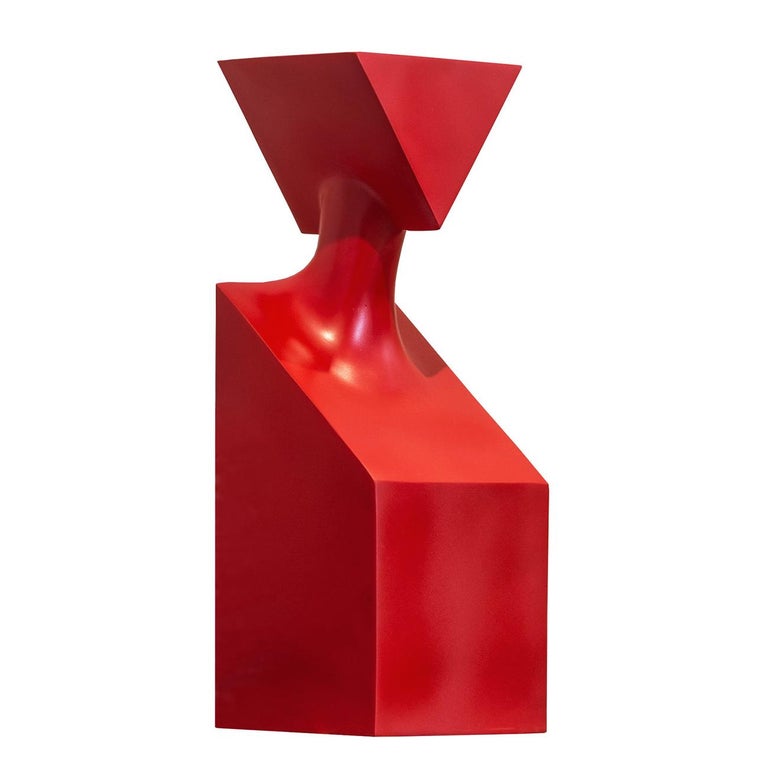 Stacy Red Resin Sculpture For Sale at 1stDibs
