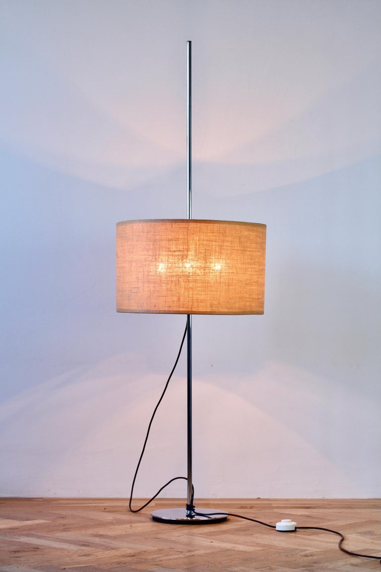 Staff Leuchten Mid-Century Vintage German Chrome Height Adjustable ...