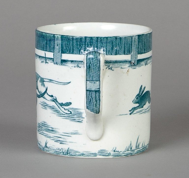 Staffordshire Greyhound Mug by Leighton Pottery For Sale at 1stDibs