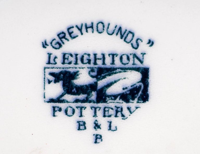 Staffordshire Greyhound Mug by Leighton Pottery For Sale at 1stDibs