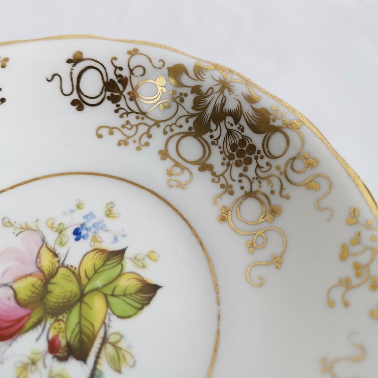 Staffordshire Porcelain Tea Service, White and Gilt, Rococo Revival ...