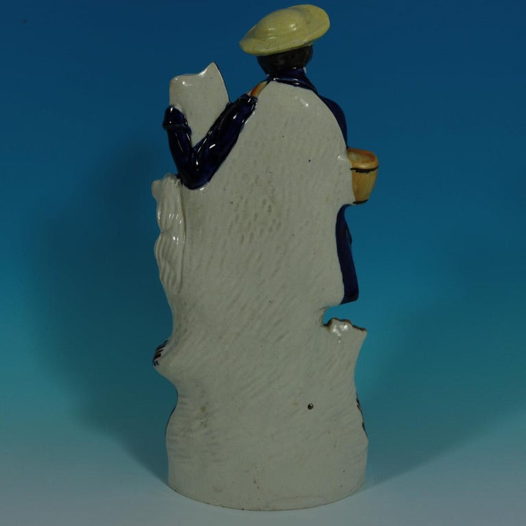 Staffordshire Pottery Figure of a Woodchopper Lumberjack at 1stDibs ...
