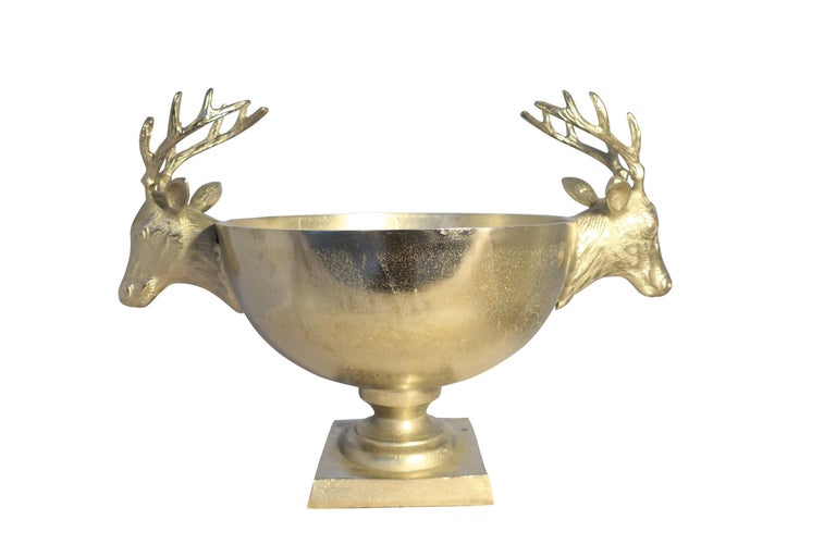 Stag Champagne Bucket / Planter in Metal at 1stDibs | stag ice bucket ...