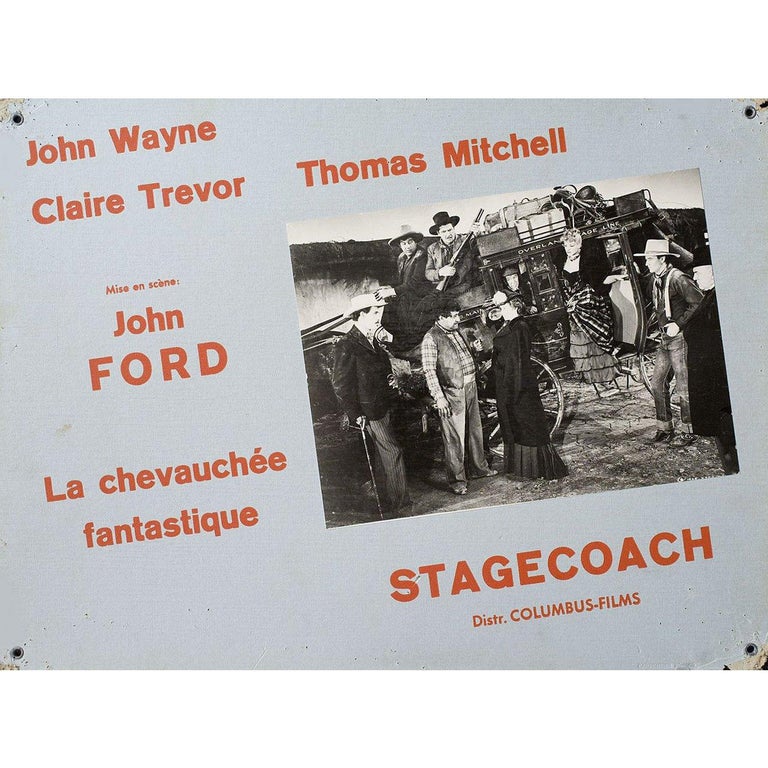"Stagecoach" 1970s Swiss Scene Card at 1stDibs