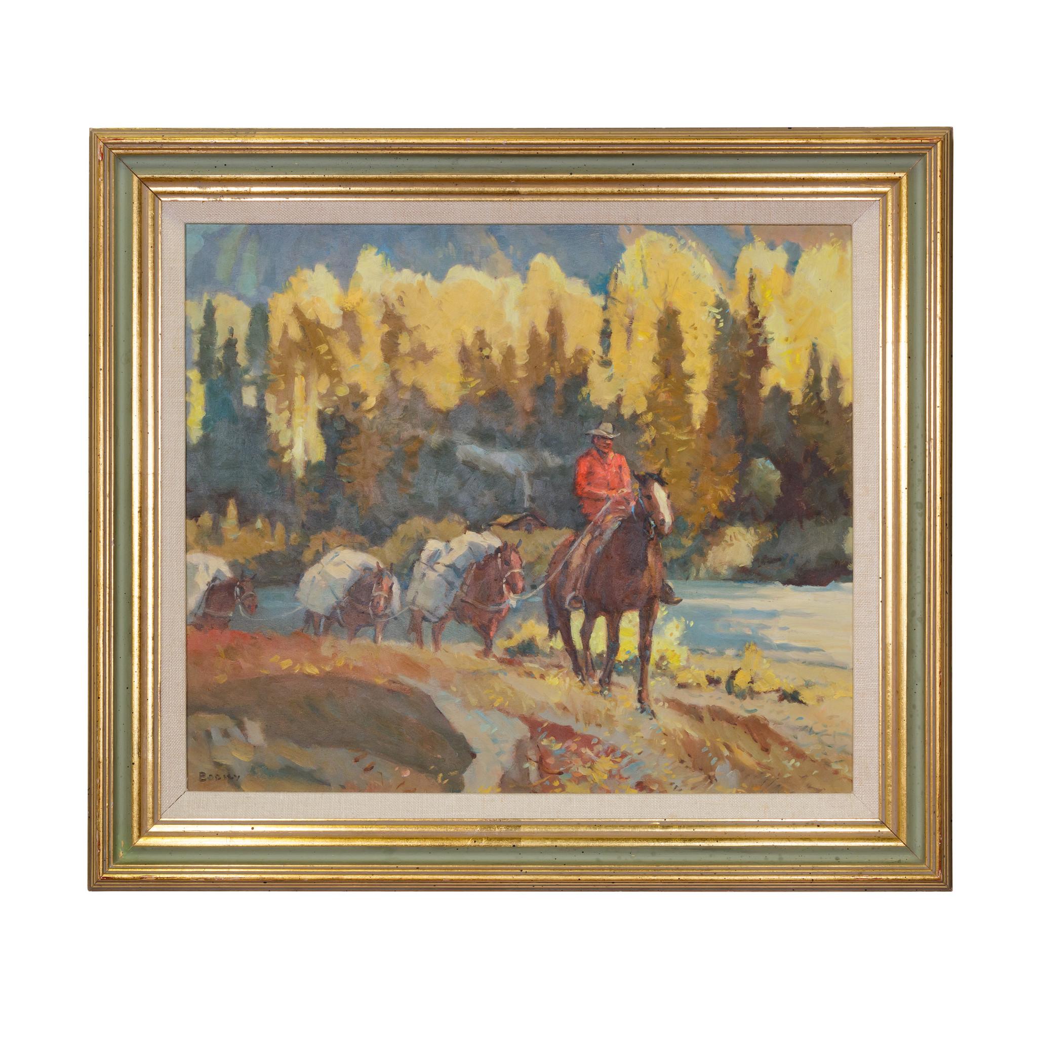 "Stagecoach Crossing" Original Painting by Sheryl Bodily For Sale at ...