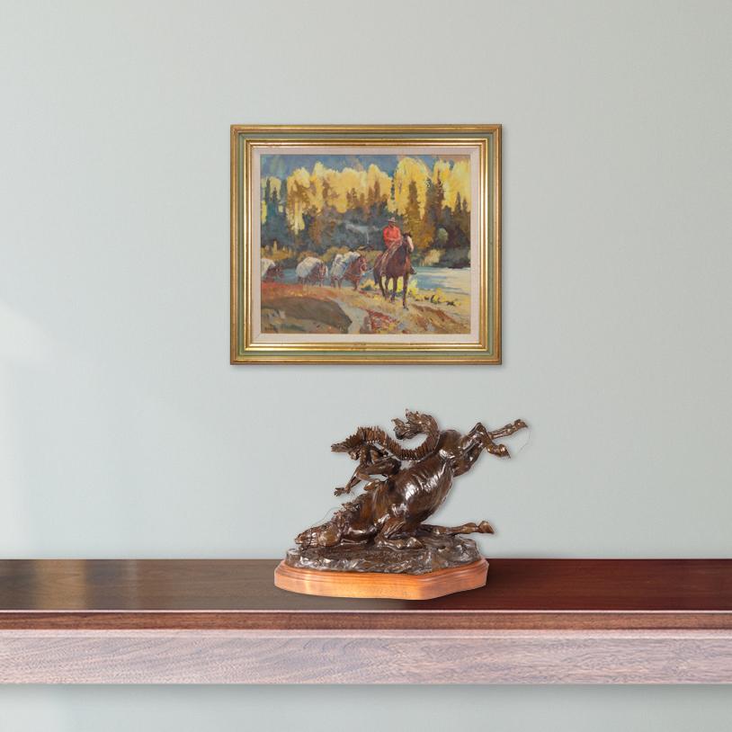 "Stagecoach Crossing" Original Painting by Sheryl Bodily For Sale at ...