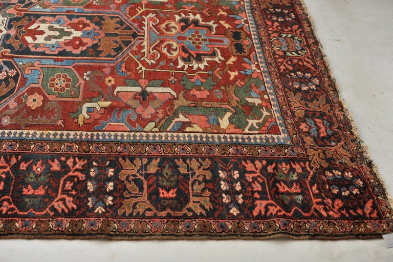 Stained Glass Arts and Crafts Chandelier Medallion Antique Rug , circa ...
