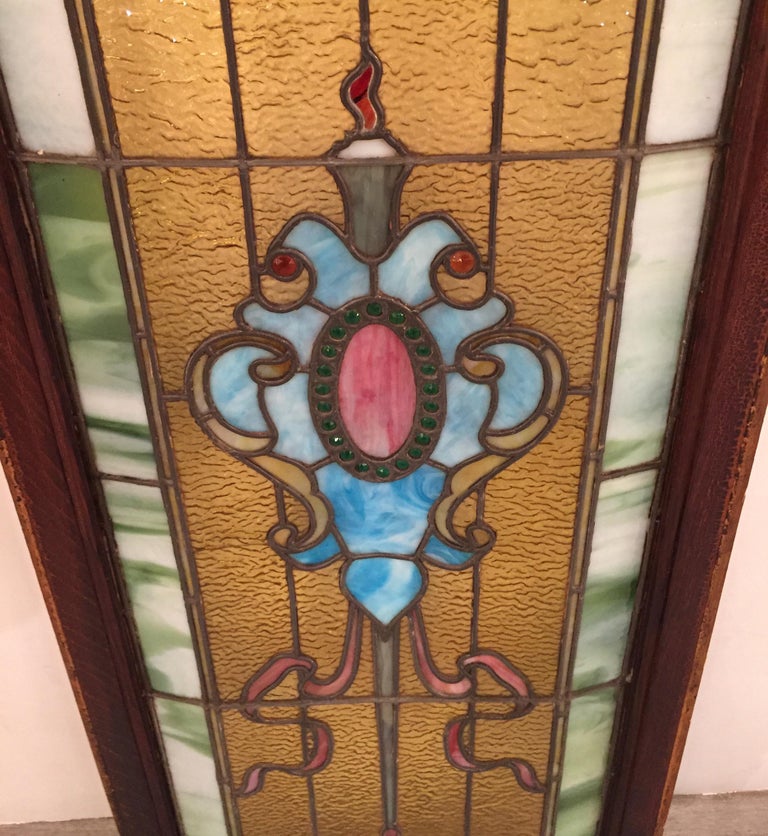 Stained Glass Window, circa 1880 For Sale at 1stDibs