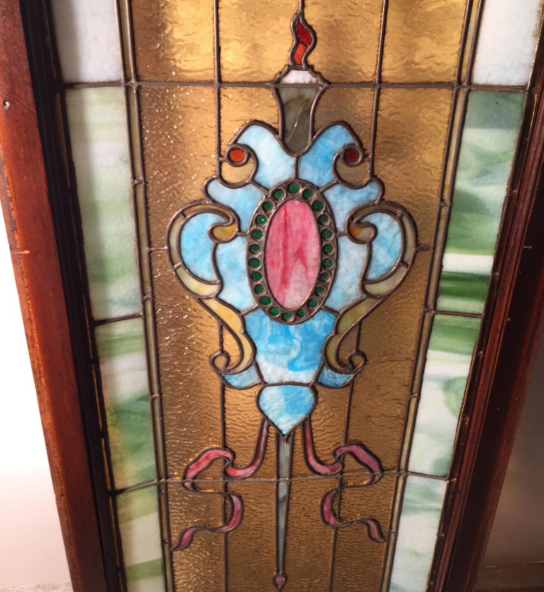 Stained Glass Window, circa 1880 For Sale at 1stDibs