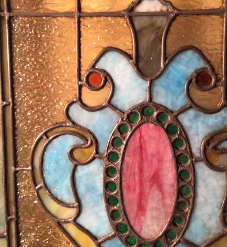 Stained Glass Window, circa 1880 For Sale at 1stDibs