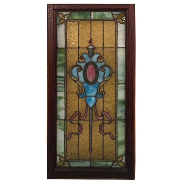 Stained Glass Window, circa 1880 For Sale at 1stDibs