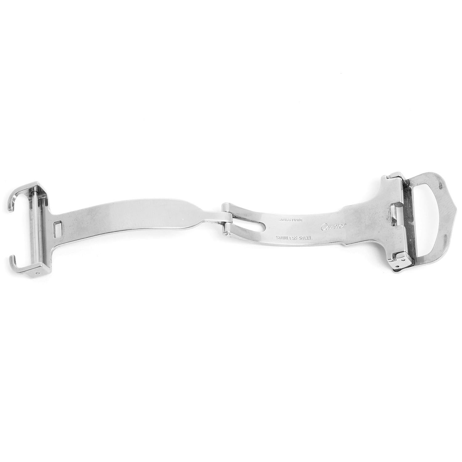 Stainless Steel Cartier Deployant Buckle at 1stDibs | cartier buckle ...