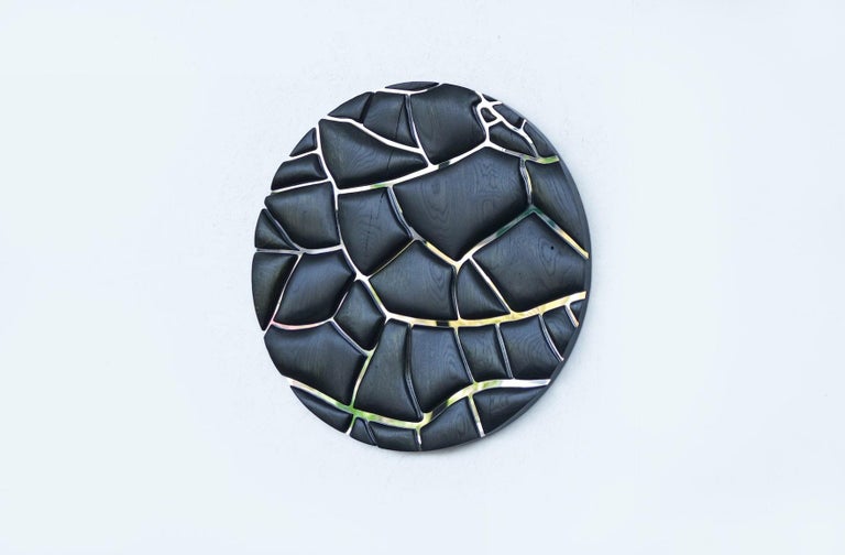 Stainless Steel Clay Disc S3 by Onno Adriaanse For Sale at 1stDibs