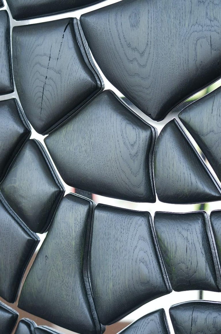 Stainless Steel Clay Disc S3 by Onno Adriaanse For Sale at 1stDibs