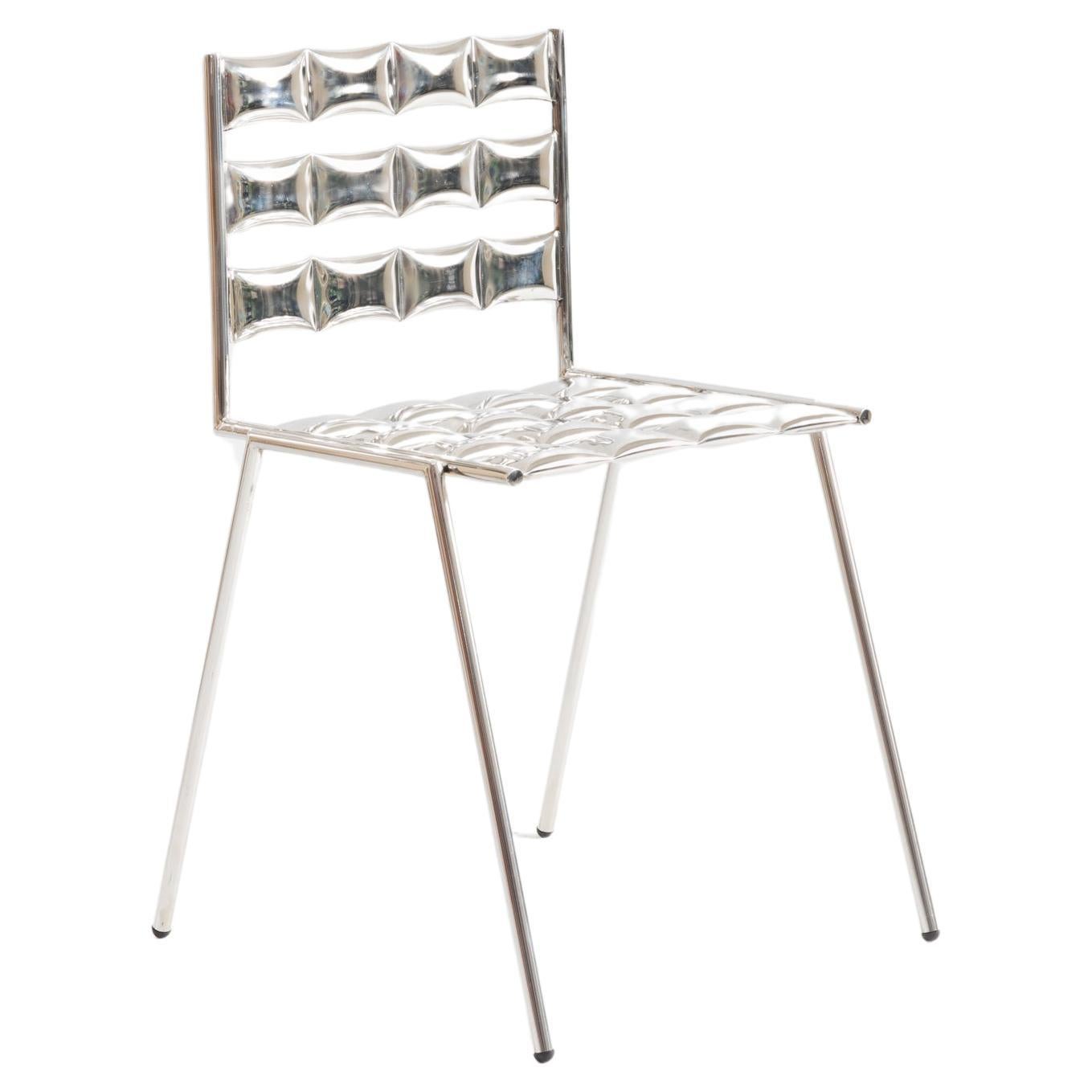 Stainless Steel Cosmic Chair by Metis Design Studio For Sale at 1stDibs