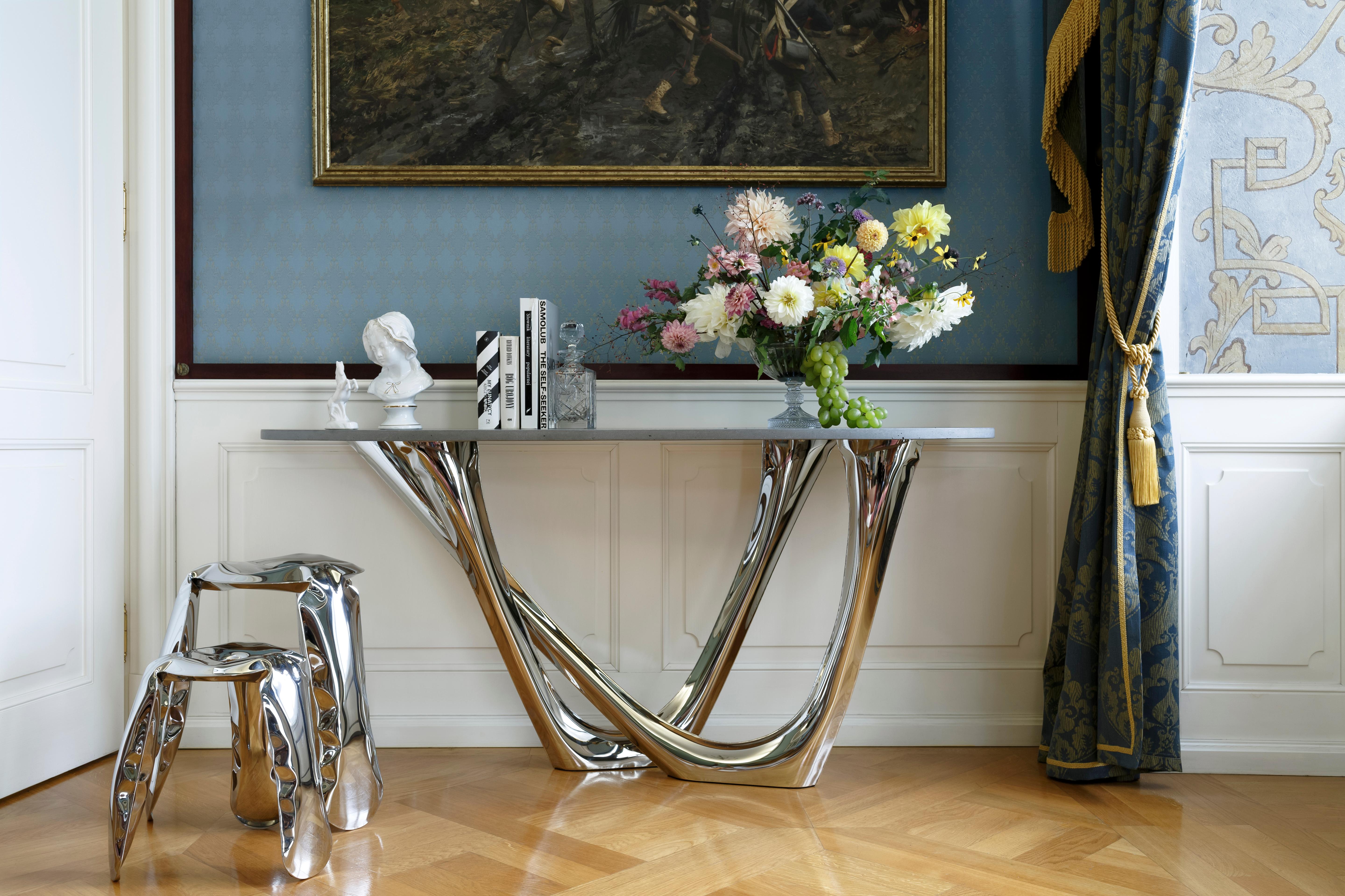 Stainless Steel Standard Plopp Stool by Zieta at 1stDibs