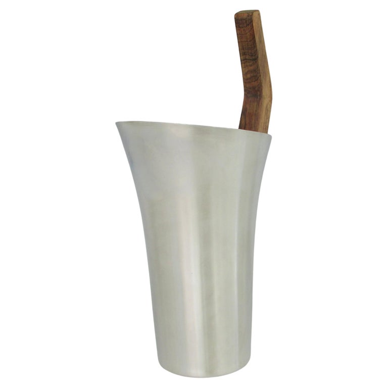 Stainless Steel with Rosewood Handle Martini Pitcher at 1stDibs