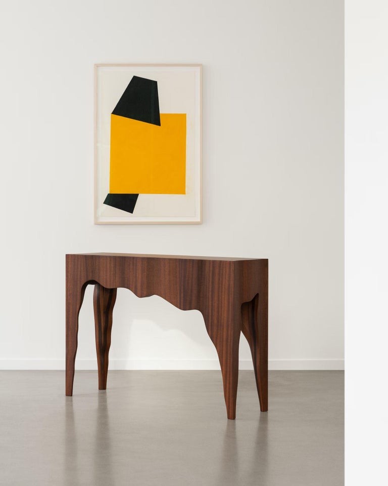 Stallion Console Table in Mahogany For Sale at 1stDibs