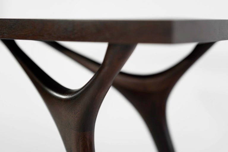 Stamford Modern's Crescent Console Table in Mahogany For Sale at 1stDibs
