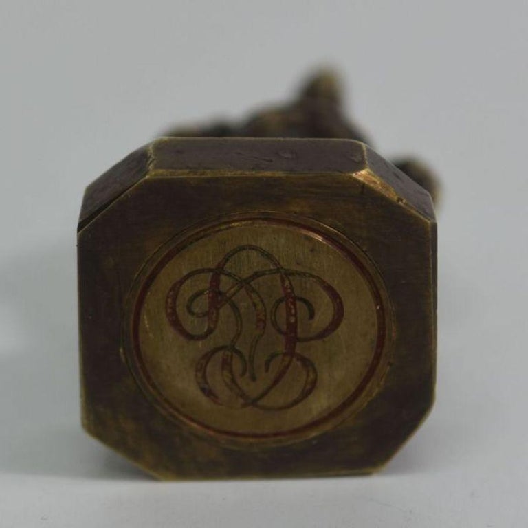 Stamping Seal in Open Bronze, Early 20th Century For Sale at 1stDibs
