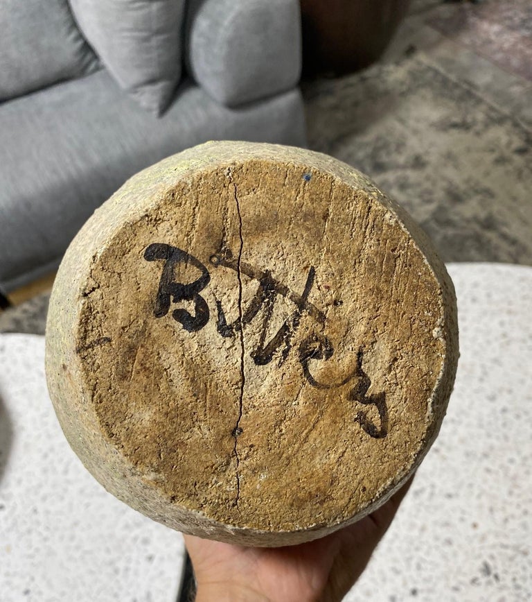 Stan Bitters Signed Large Mid-Century Modern Ceramic Pottery Haniwa ...