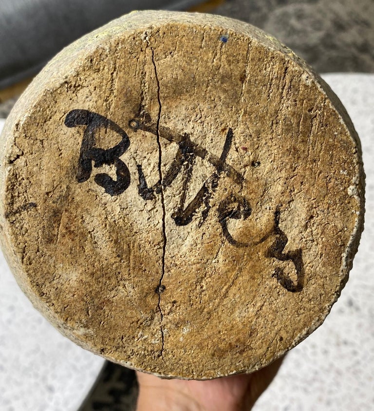 Stan Bitters Signed Large Mid-Century Modern Ceramic Pottery Haniwa ...