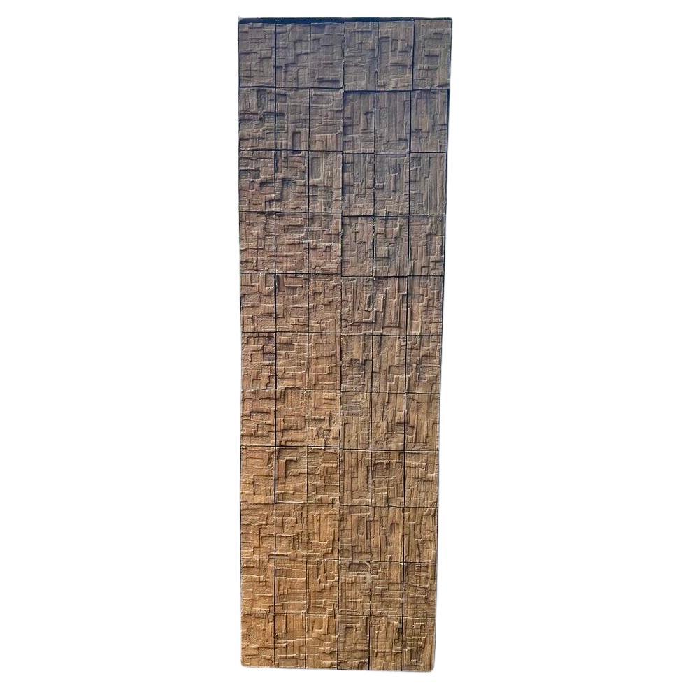 Stan Bitters Vintage (1971) Ceramic Tile Mural in Steel Frame For Sale ...
