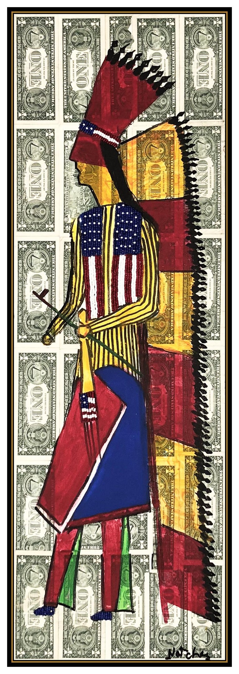 Stan Natchez - Stan Natchez Original Oil Painting Native American ...