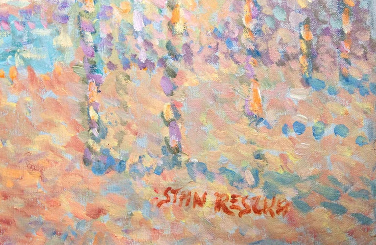 Stan Reszka - Pointilliste View of Istanbul - Painting by Stan Reszka ...