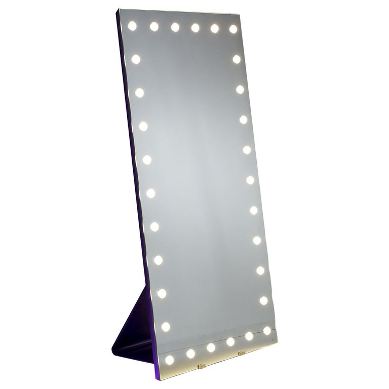 Stand Alone Lighted Floor Mirror For Sale at 1stDibs