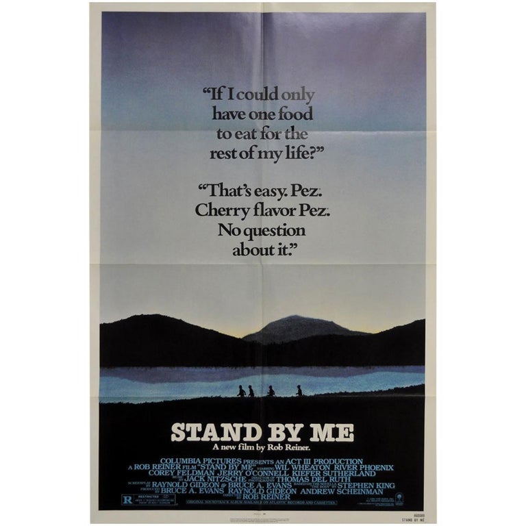 "Stand By Me" '1986' Poster im Angebot bei 1stDibs