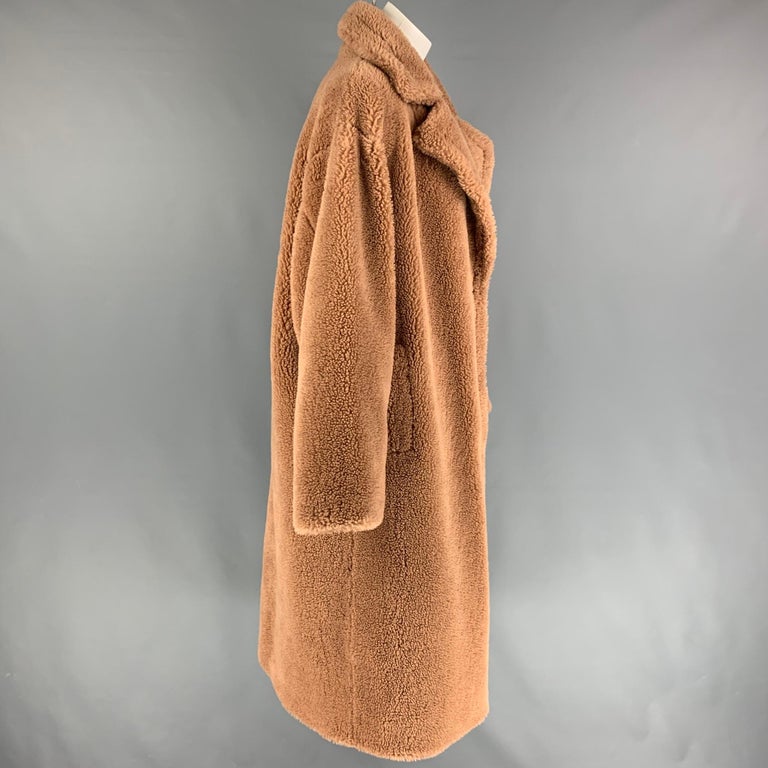 STAND STUDIO Size L Tan Faux Fur Maria Coat For Sale at 1stDibs | stand ...