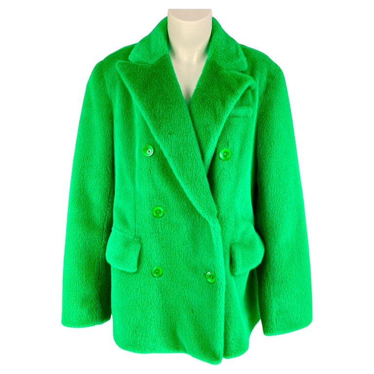 STAND STUDIO SS 22 Size M Green Textured Peak Lapel Sallie Jacket For ...