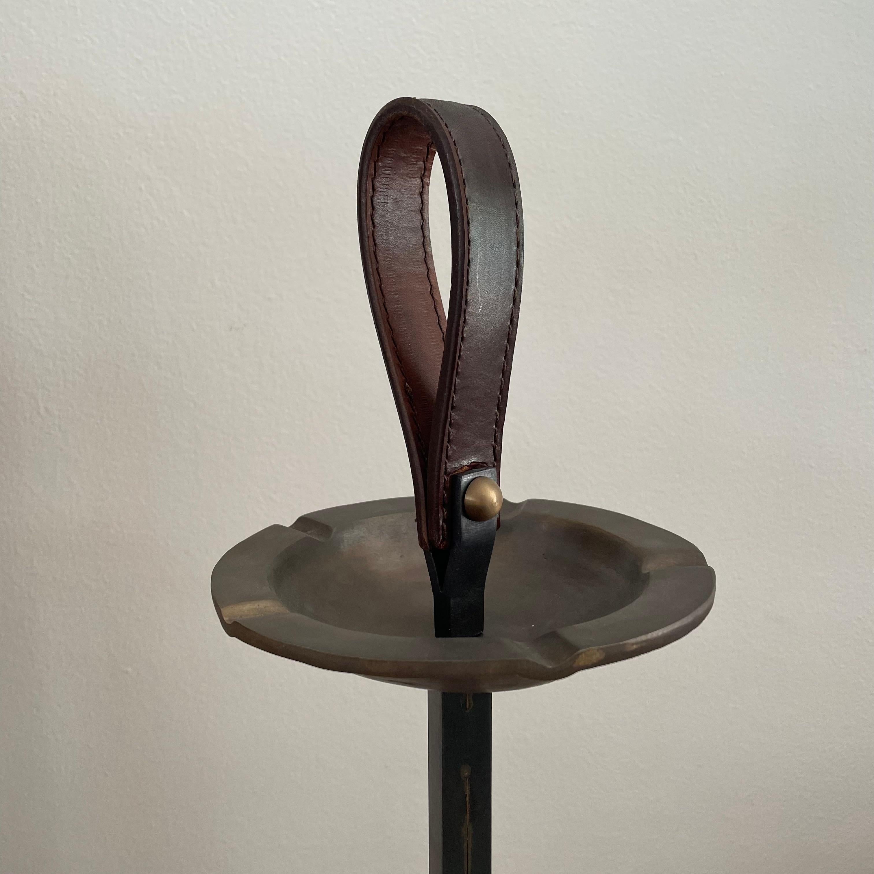 Standing Ashtray Catch All in the Style of Jacques Adnet For Sale at ...