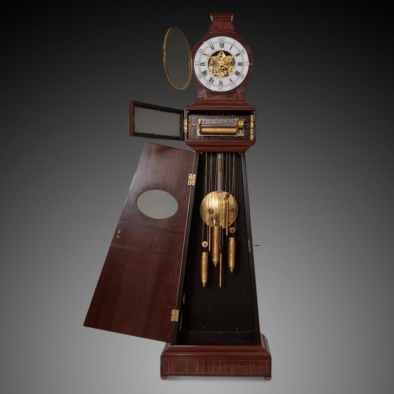 Standing Clock Regulator Styl England 18th Century For Sale at 1stDibs