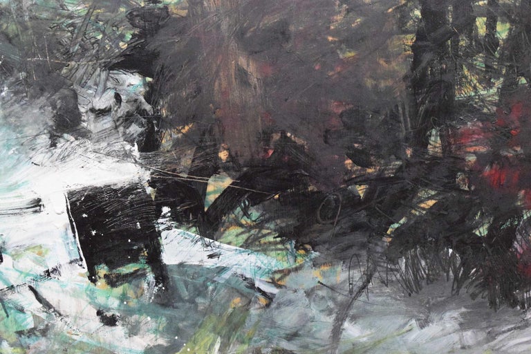 Stanislaw Kozlowski Mixed-Media on Panel For Sale at 1stDibs