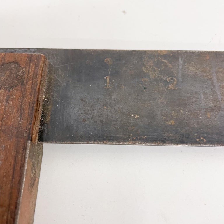 Stanley Antique Square Ruler Vintage Carpentry Tool in Rosewood and ...