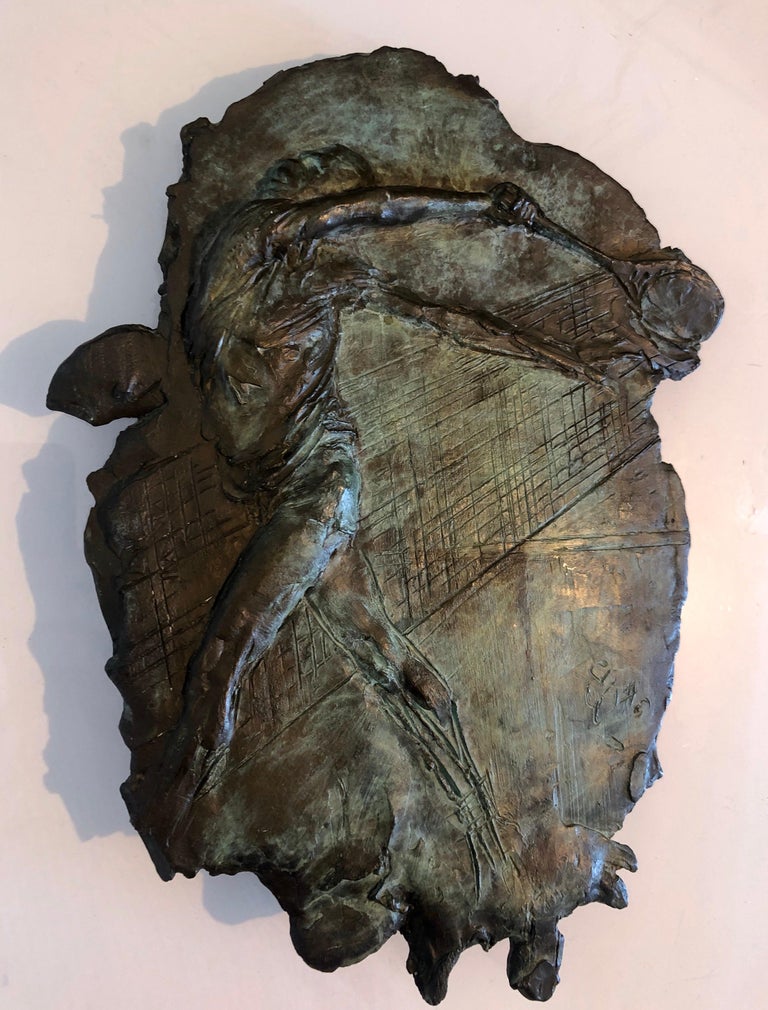 Stanley Bleifeld - Sporting Tennis Player Bronze Relief Sports ...