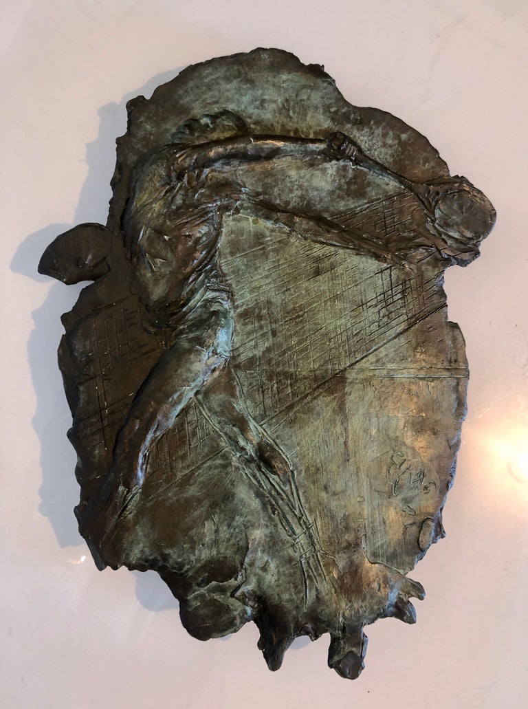 Stanley Bleifeld - Sporting Tennis Player Bronze Relief Sports ...