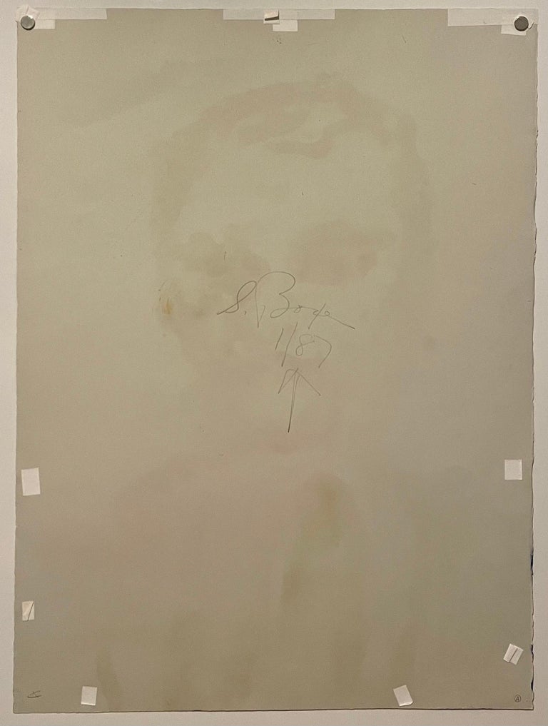 Stanley Boxer - Stanley Boxer Mixed Media Abstract Expressionist ...