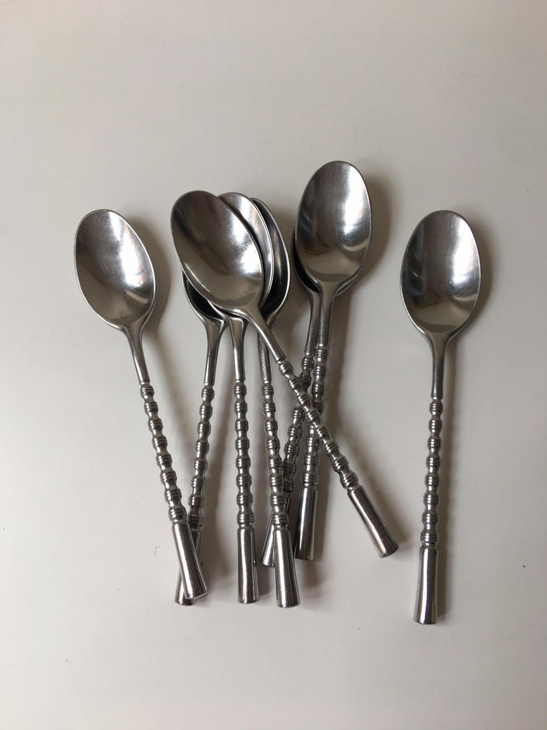 Stanley Roberts Service for 8 Mid-Century Modern Flatware Set 50 Pieces ...