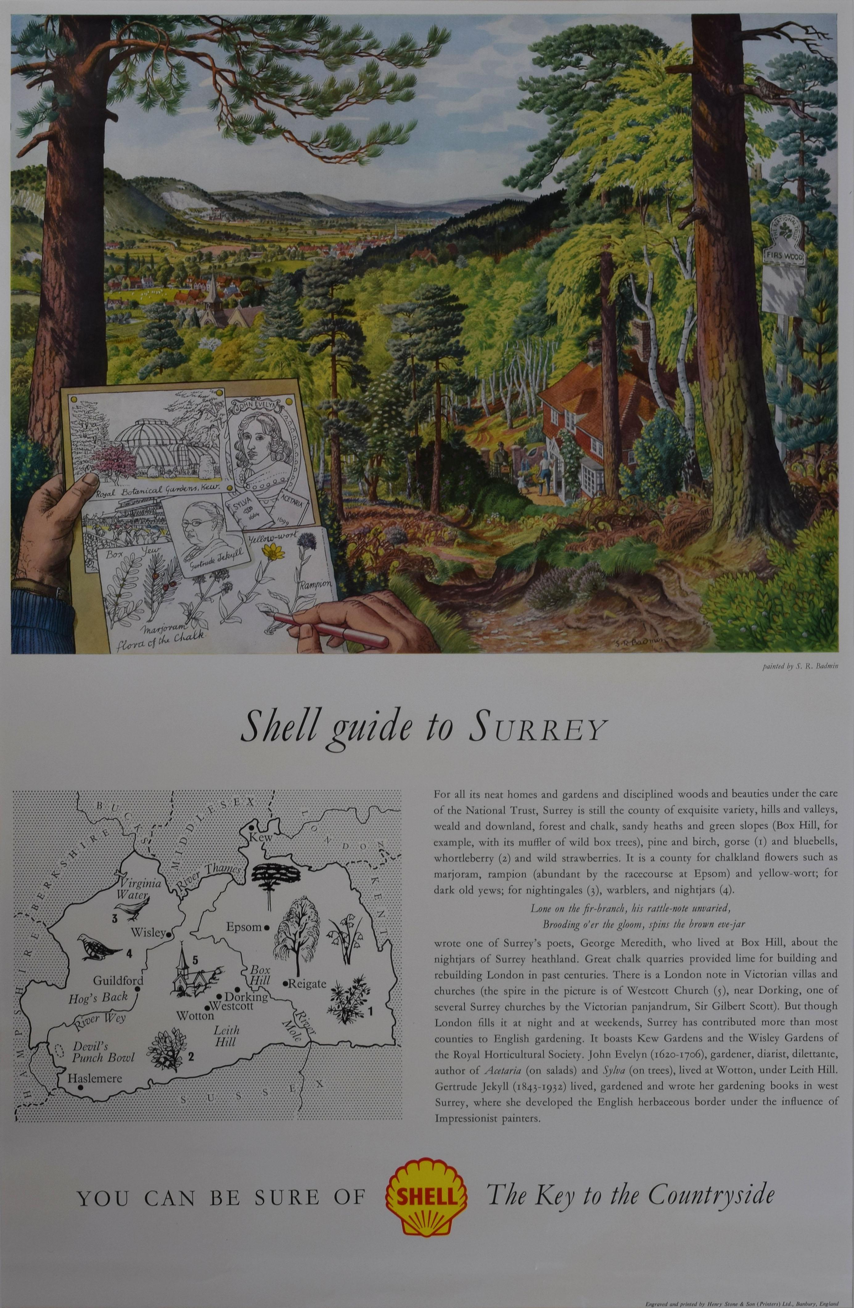 1960 SHELL GUIDE to SURREY magazine advert Collectibles Advertisements ...