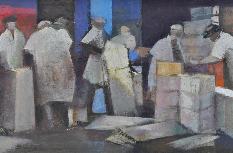 Stanley Simmonds - Billingsgate Porters - Mid 20th Century London ...