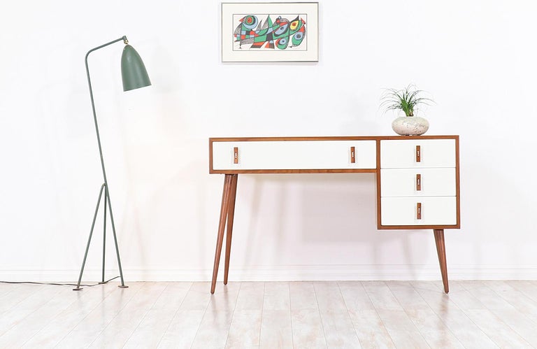 Stanley Young Lacquered and Walnut Writing Desk for Glenn of California ...